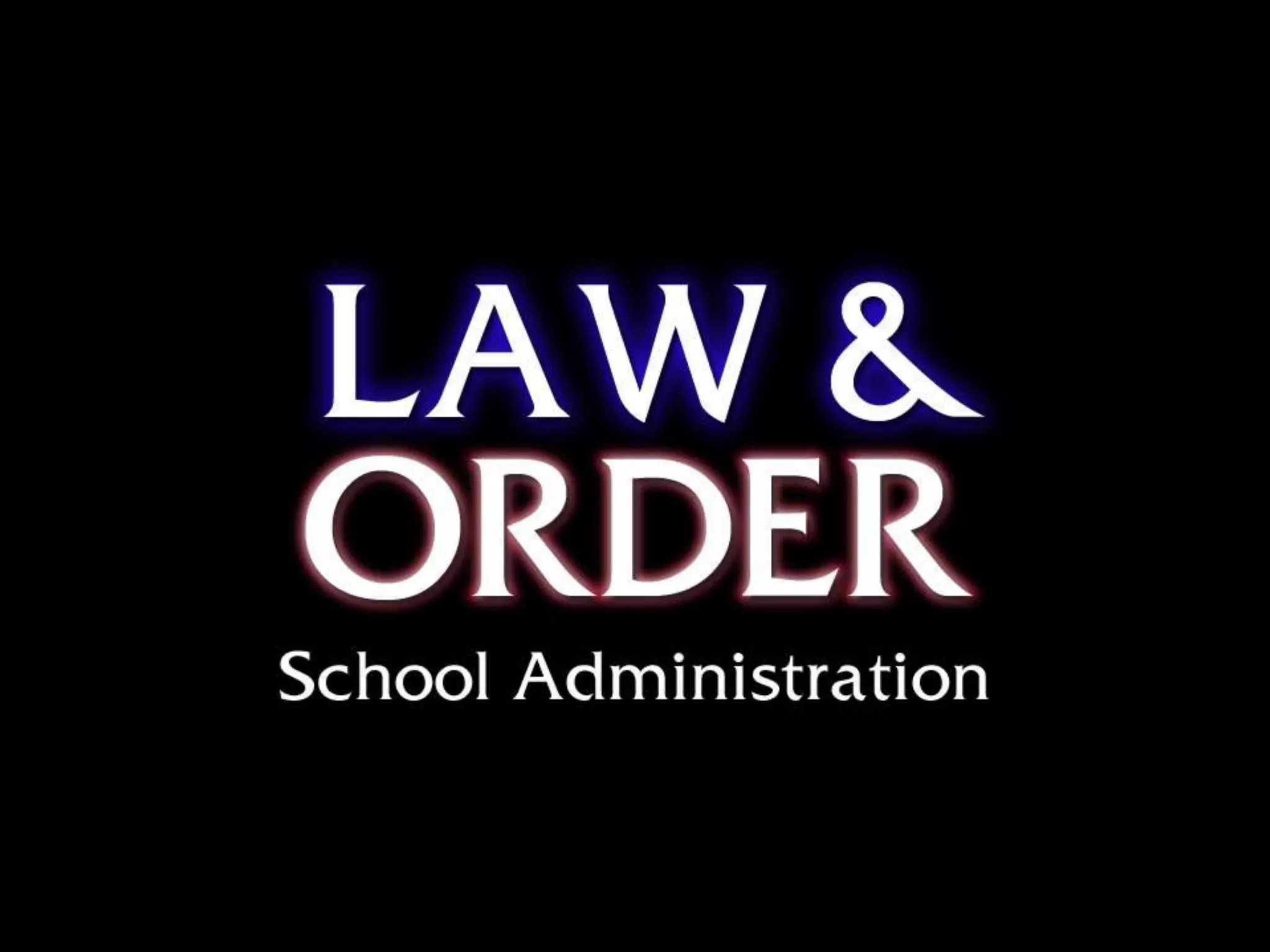 Unit 1 law & order introduction to school law | PPT