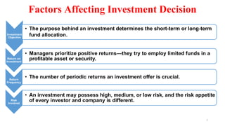 Investment Management | PPTX