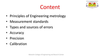 Measurement Standards and Design of gauges | PPTX