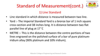 Measurement Standards and Design of gauges | PPTX