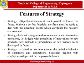 301 Unit 1 lecture 4 definition ,nature and function of Strategy | PPT