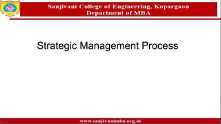 301 Unit 1 Strategic Management Process | PPTX