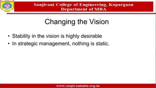 301 STRATEGIC MANAGEMENT TOPIC strategic intent and vision | PPTX