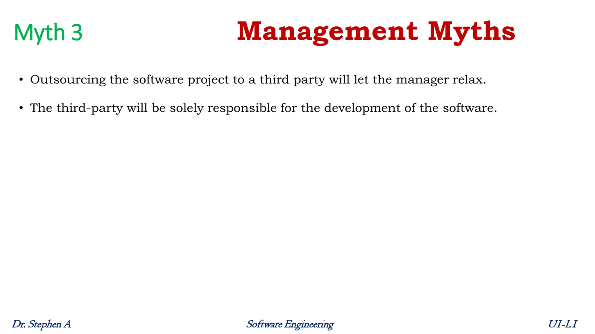 Unit 1 Lecture 1 Introduction Software Engineering Mythspdf