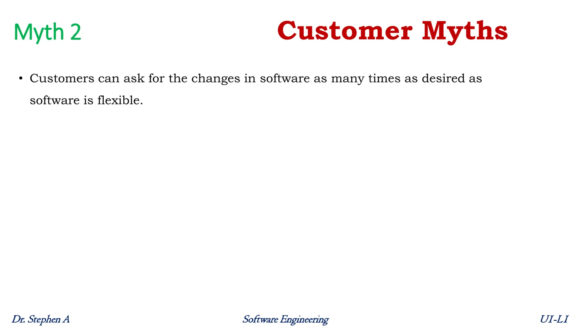 Unit 1 Lecture 1 Introduction Software Engineering Mythspdf