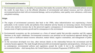 Environmental Economics | PPTX