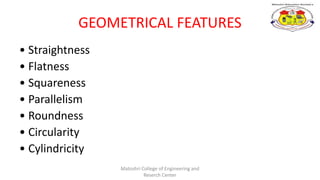Geometric Form Measurement | PPTX