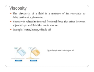 Fluid Mechanics for Basic peopertiesof Fluids | PPT