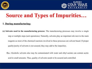 Unit 1, Lecture 2 (Sources of Impurities).pptx