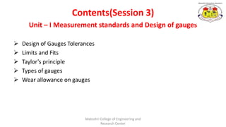 Design of Gauges | PPTX