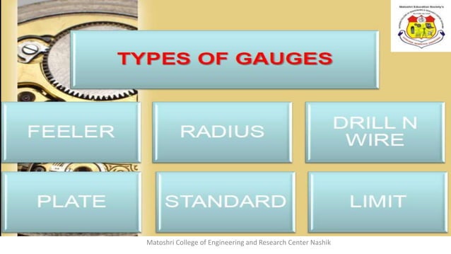 Types of gauges | PPTX