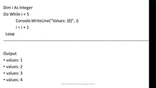 Conditional Statements & Loops | PDF
