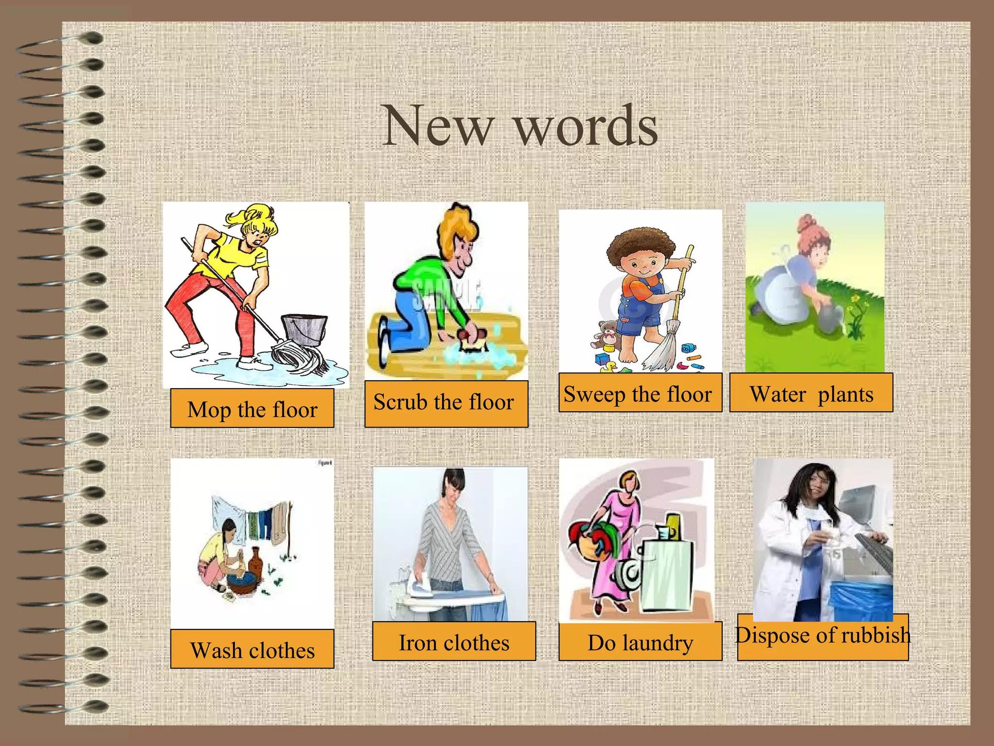 Unit 1 Regular activities Lesson 1 Chores | PPT