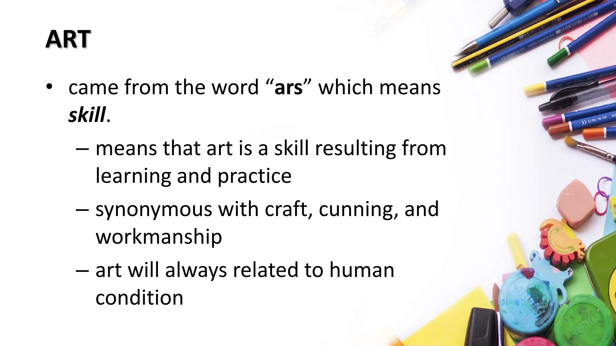 Reading Visual Arts: Understanding Visual Arts | PPTX