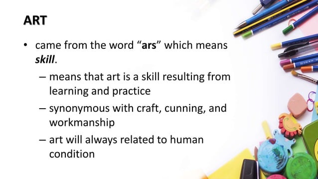 Reading Visual Arts: Understanding Visual Arts | PPTX