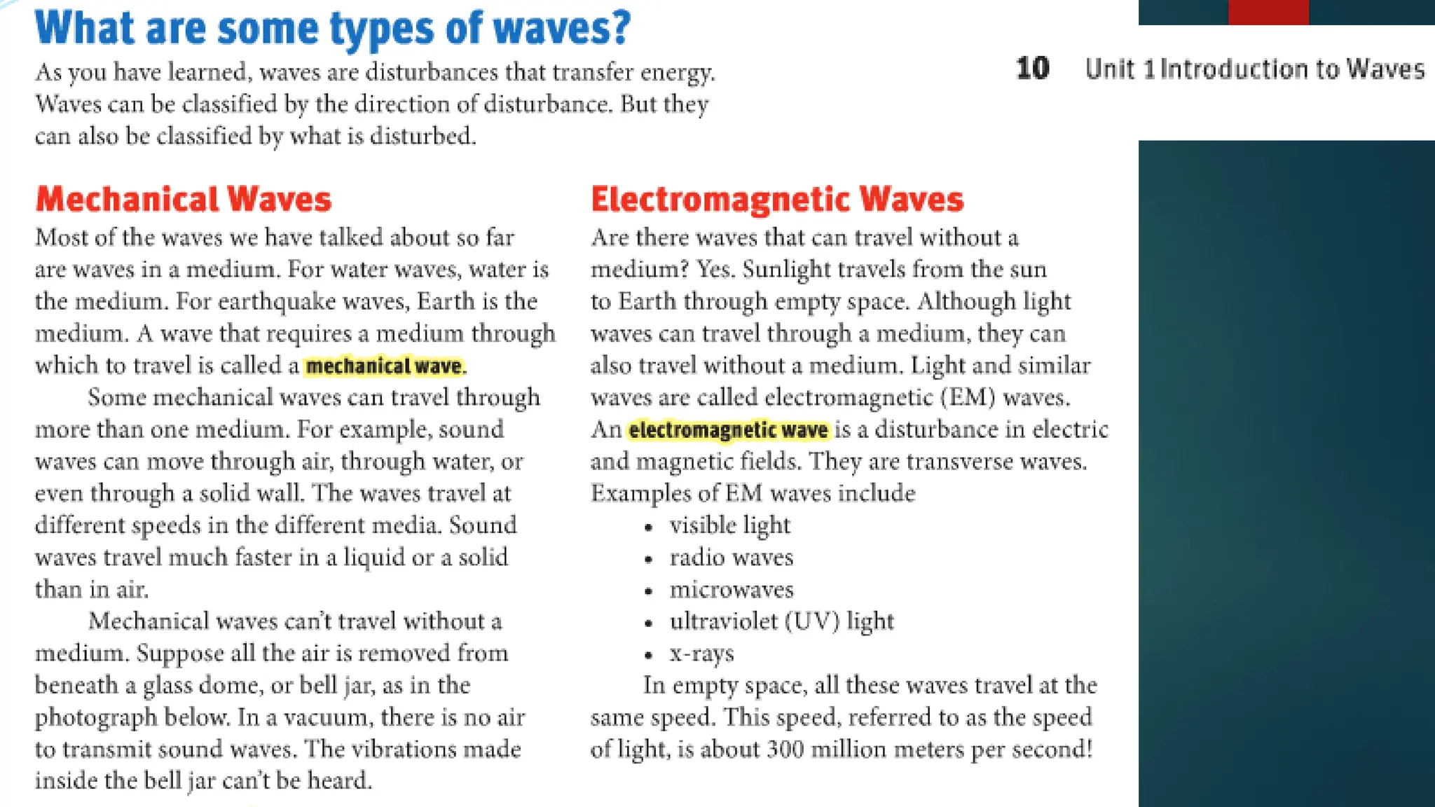 Unit 1 lesson 1.pptx.Waves,Transverse and longitudinal | PPTX