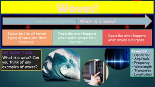 Unit 1 lesson 1.pptx.Waves,Transverse and longitudinal | PPTX