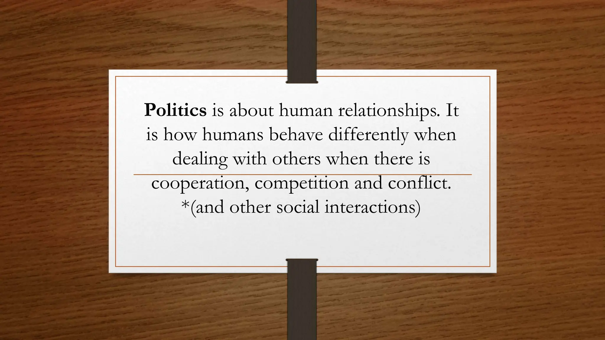 UNIT 1 LESSON 1: POLITICS AND POLITICAL SCIENCE | PPTX