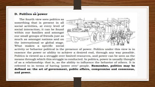 UNIT 1 LESSON 1: POLITICS AND POLITICAL SCIENCE | PPTX