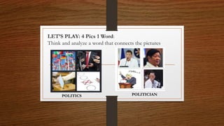 UNIT 1 LESSON 1: POLITICS AND POLITICAL SCIENCE | PPTX