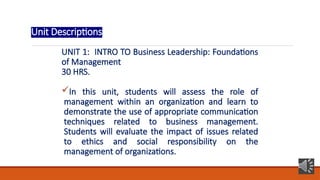 UNIT 1 LESSON 1 BOH4UNIT 1 LESSON 1 BOH4 | PPTX