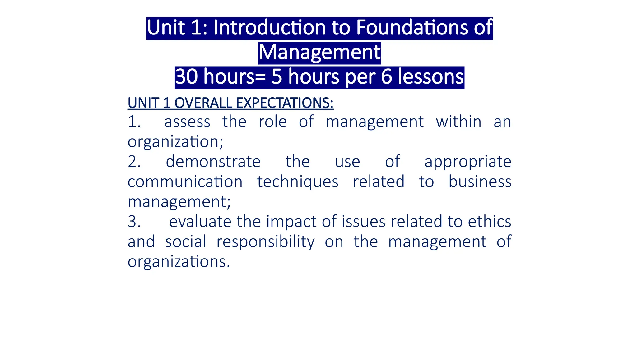 UNIT 1 LESSON 4 BOH4M.ppt it is a good ppt | PPTX