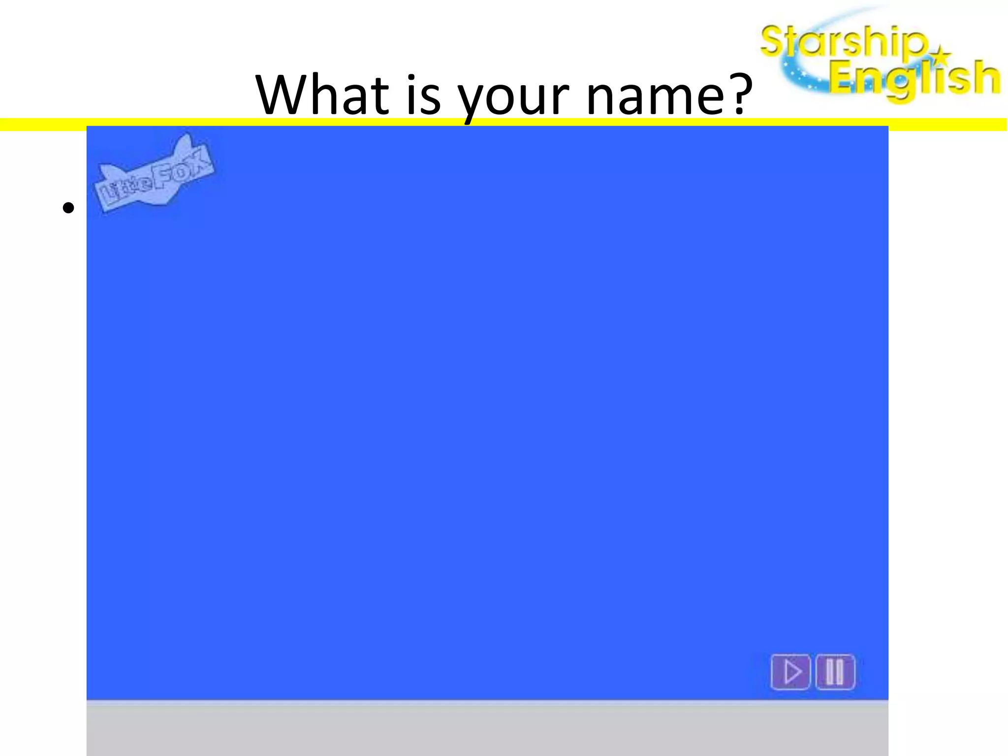 what's your name | PPTX