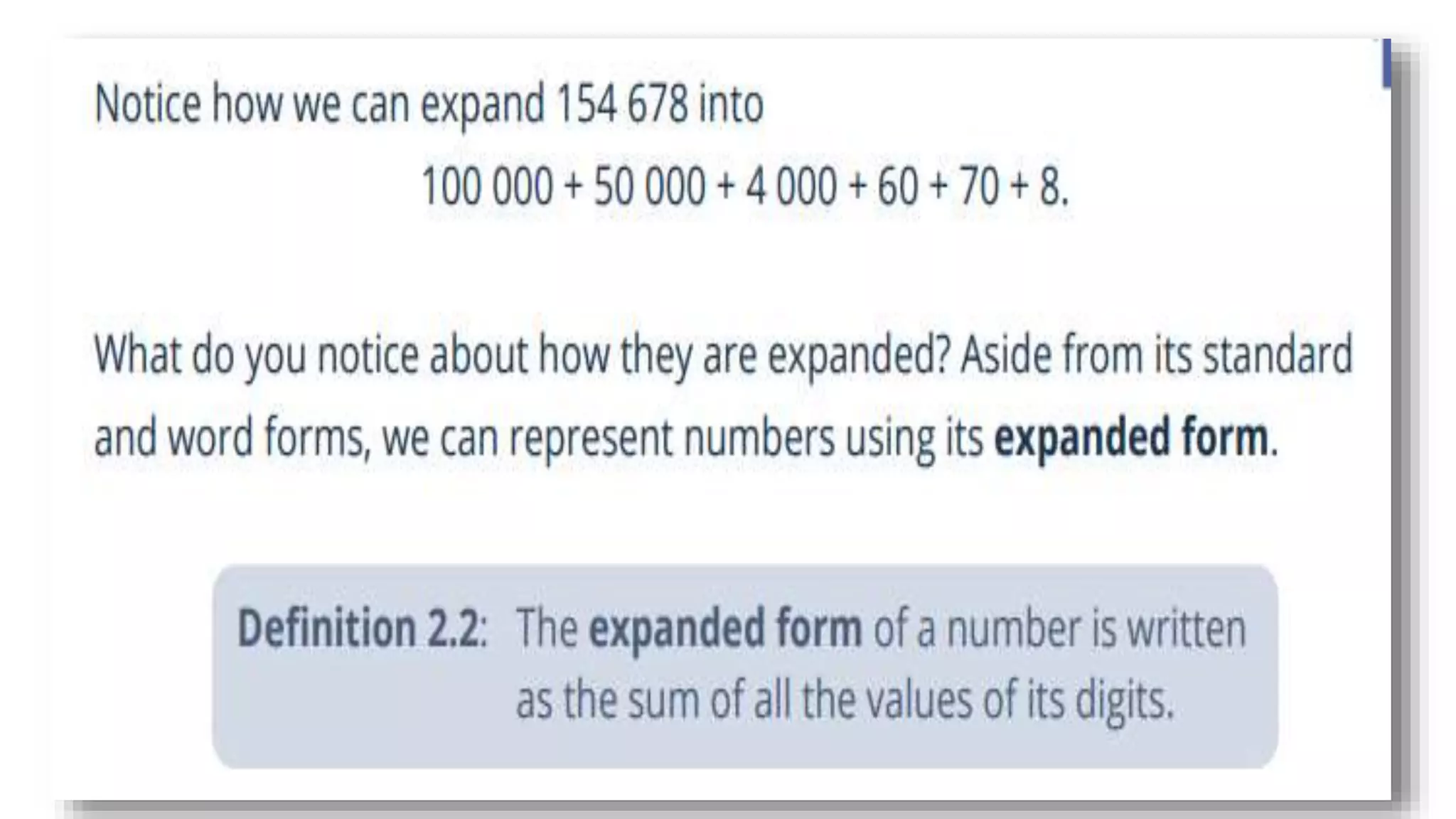 Unit 1 lesson 2- reading and writing Numbers | PPTX