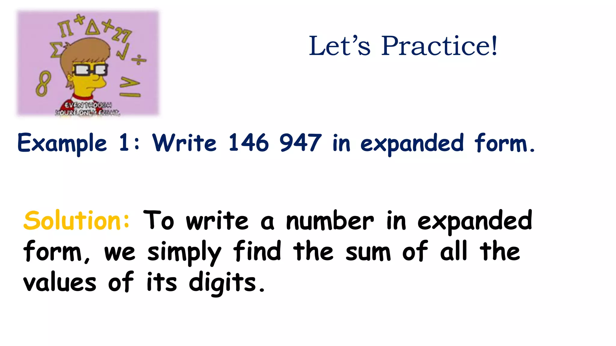 Unit 1 lesson 2- reading and writing Numbers | PPTX