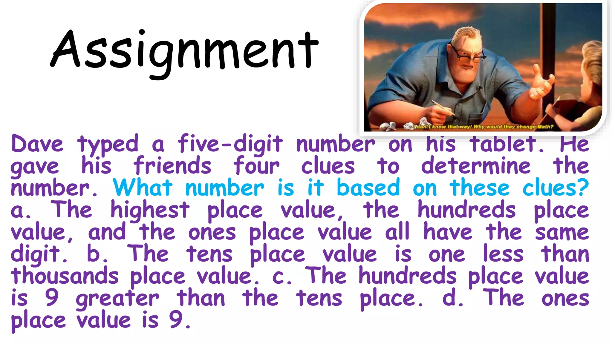Unit 1 lesson 2- reading and writing Numbers | PPTX