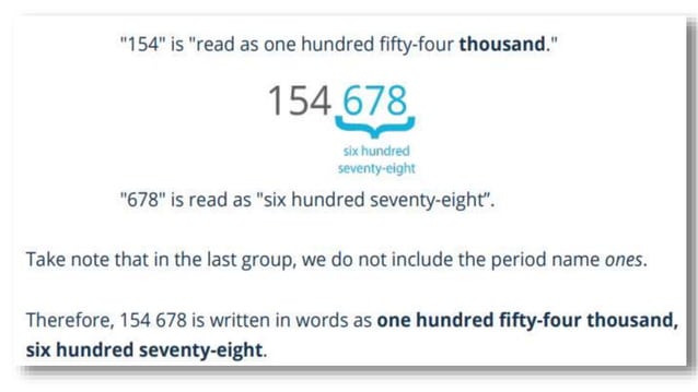 Unit 1 lesson 2- reading and writing Numbers | PPTX