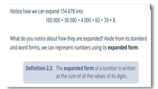 Unit 1 lesson 2- reading and writing Numbers | PPTX
