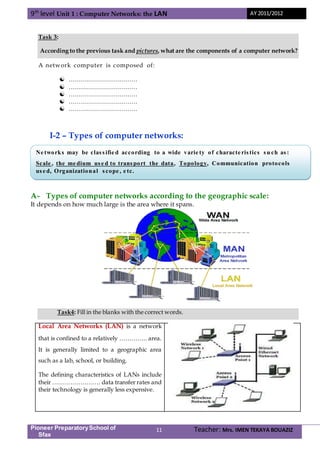 Unit1lesson2 lan 9th level: Computer Networks and Local Area Network | PDF