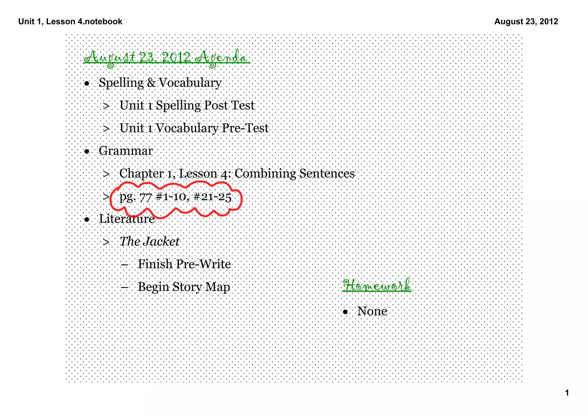 Unit 1, Lesson 4 | PPT