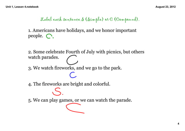 Unit 1, Lesson 4 | PPT