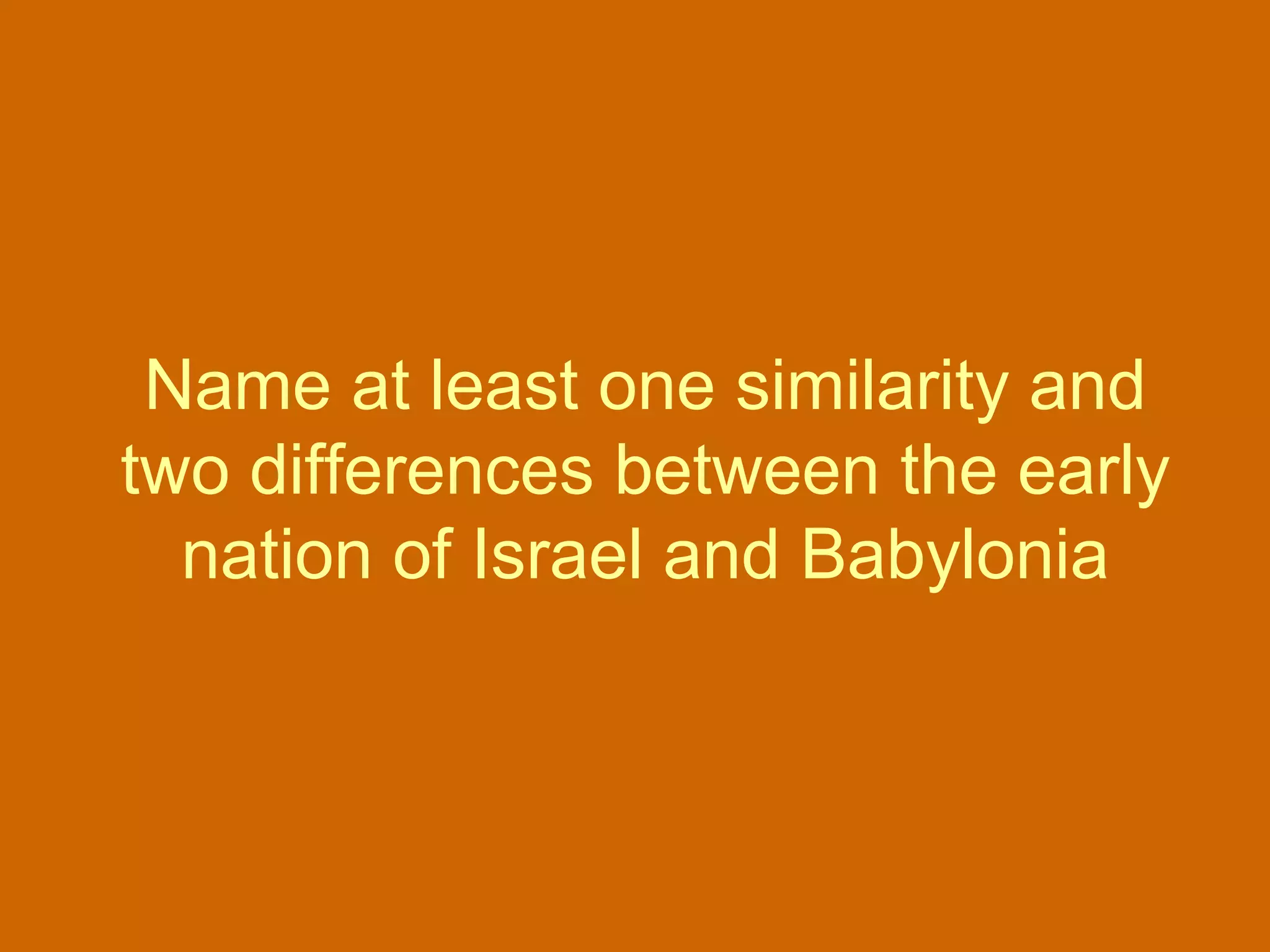 Unit 1 lesson 4 babylonia israel and assyria jeopardy | PPT | Free download