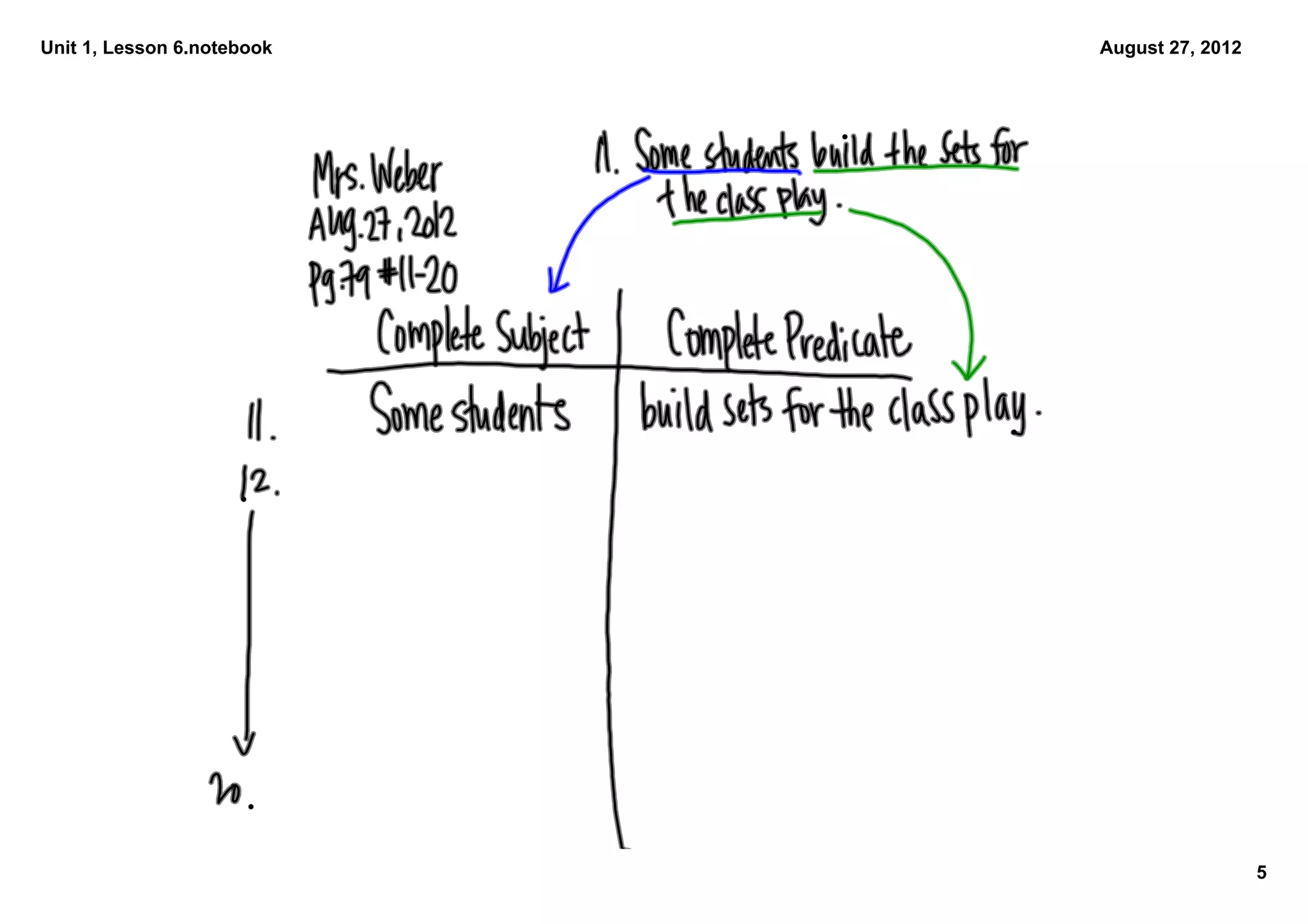 Unit 1, Lesson 6 | PPT