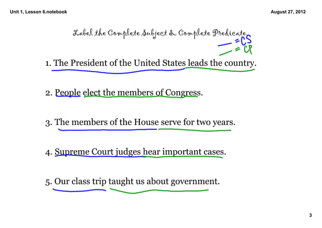 Unit 1, Lesson 6 | PPT