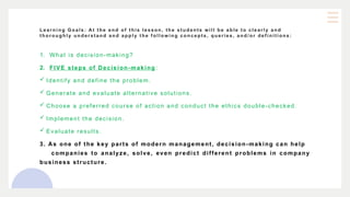 Unit 1 Lesson 6 BOH4M.pptx a good ppt for | PPTX