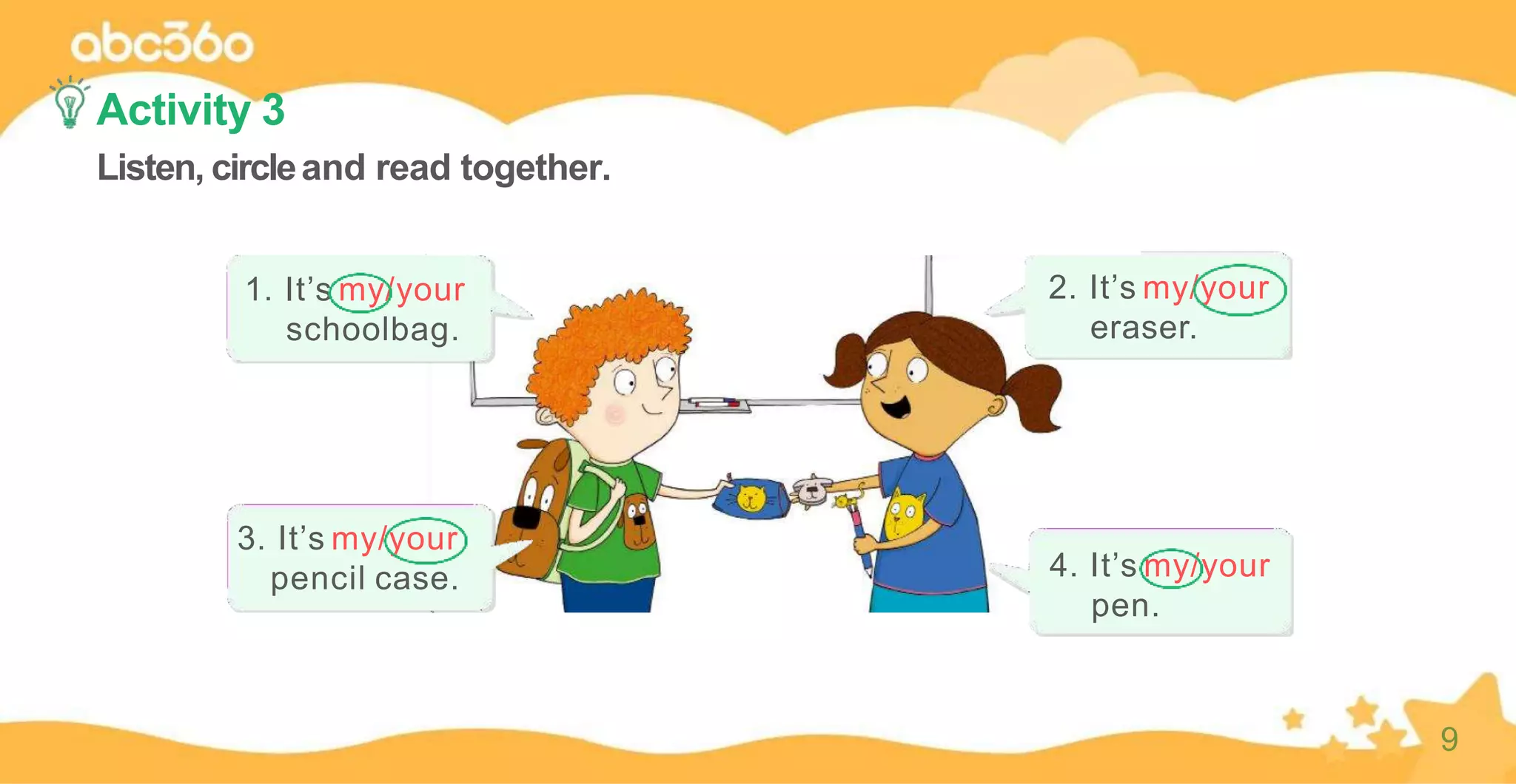 Unit 1 Lesson 7 Monty the Artist Language Focus and Practice -converted ...