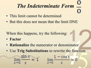 Unit 1 limits and continuity | PPTX