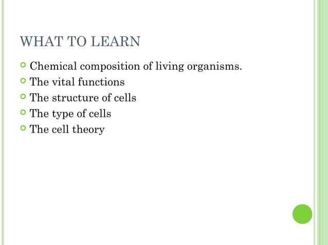 Unit 1 Living organisms | PPT
