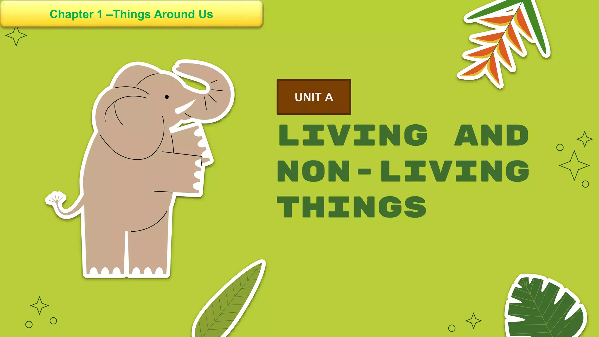 UNIT 1 LIVING THINGS AND NON-LIVING THINGS.pptx