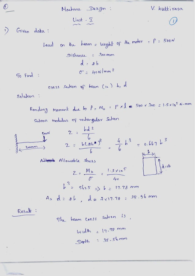 Unit_1_Machine Design.pdf useful for stu | PDF