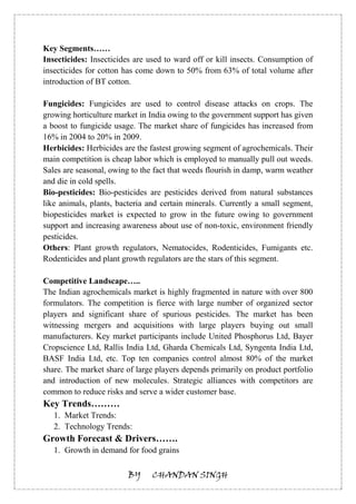 Unit 1(management of agro chemical) | PDF