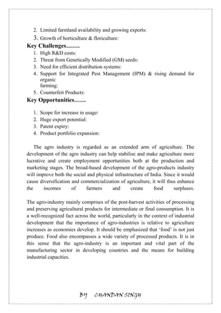 Unit 1(management of agro chemical) | PDF