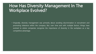 Unit 1, Managing diversity_business environment | PPT