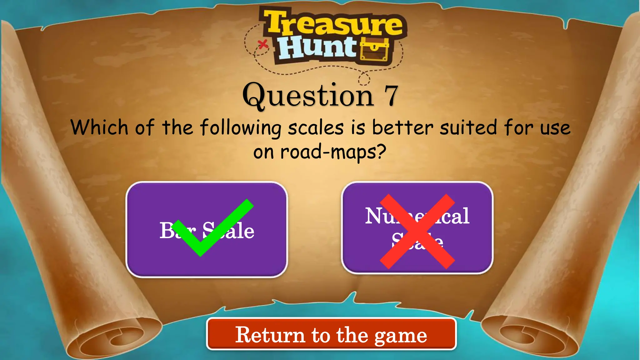 Game Quiz - Maps and Scales | PPT