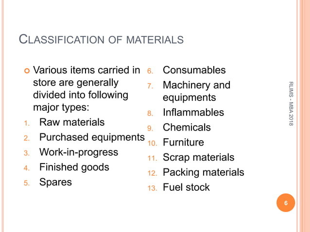 Unit 1 materials management | PPTX | Logistics | Business