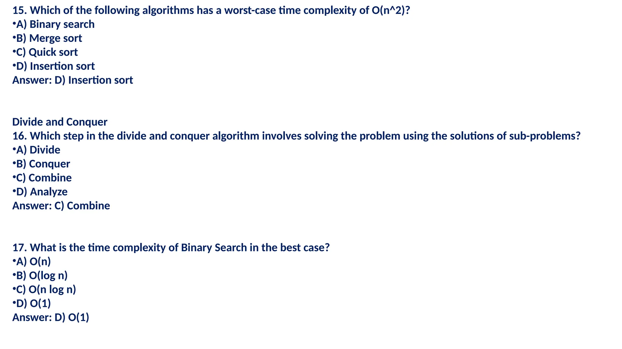 UNIT 1 MCQ.pptxdesign analysis and algorithms | PPTX | Programming Languages | Computing